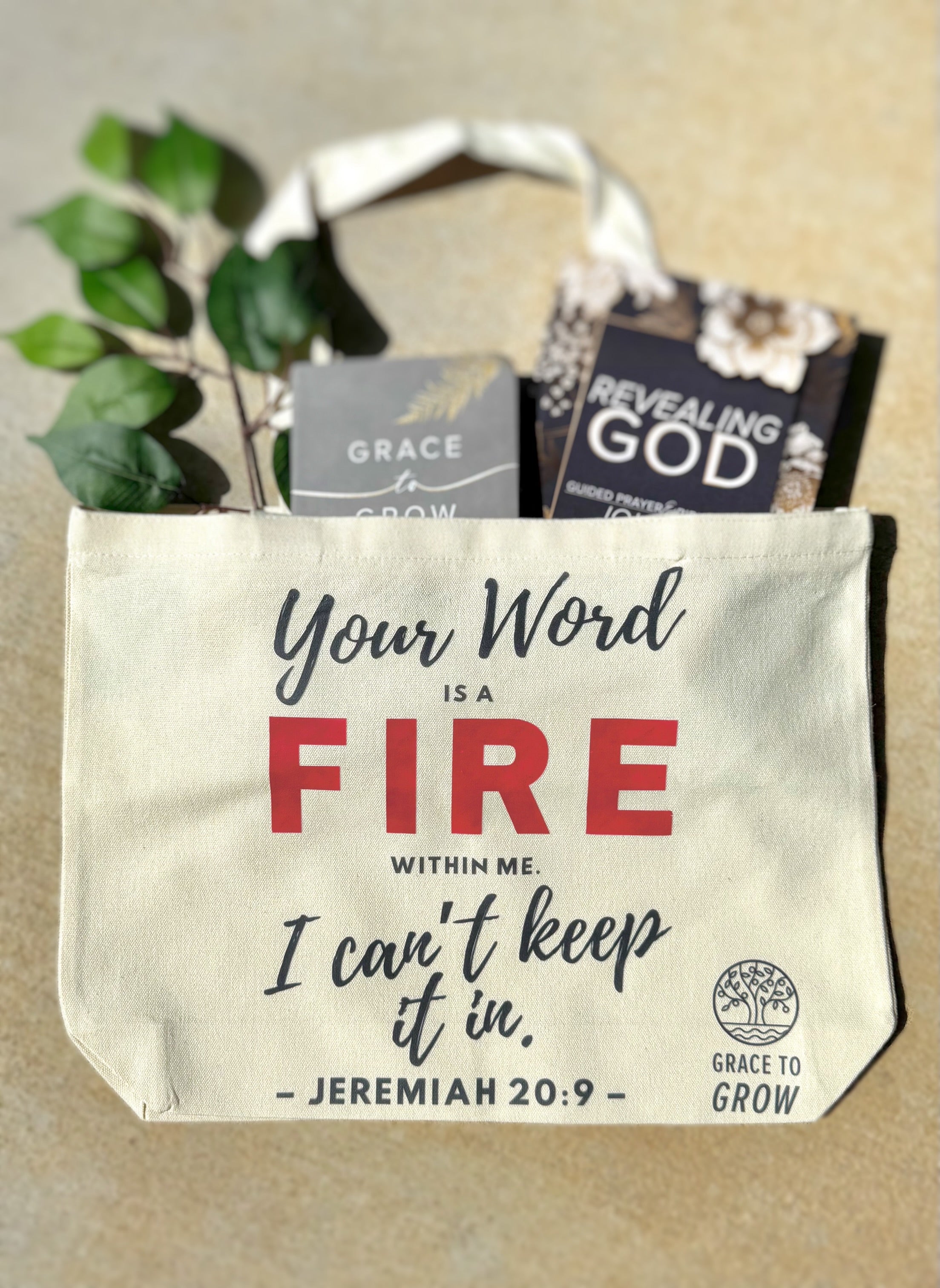 Fire Within Tote Bag – Grace to Grow